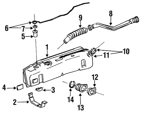 Fuel System Components for 1991 Toyota MR2 | nashuatoyota