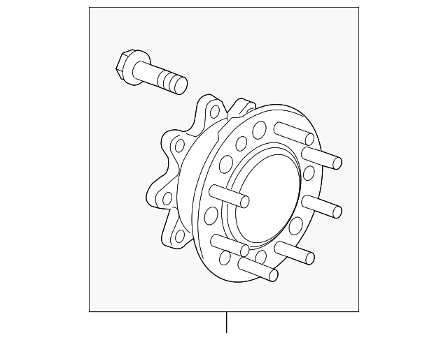 2011-2025 GM Front Wheel Hub Extension 84045107 GM | GMPartsDirect.com