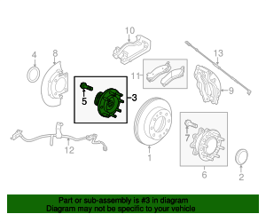 23203924 - OEM GM Hub & Bearing | GMPartsCenter.net | GM Parts Center