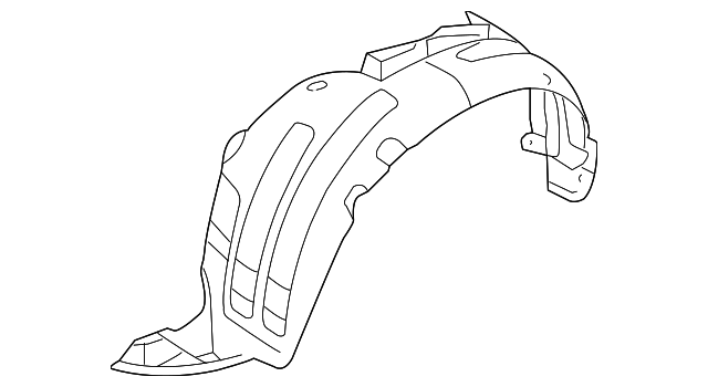 2007-2012 Hyundai Veracruz Fender Liner 86810-3J000 | QuirkParts