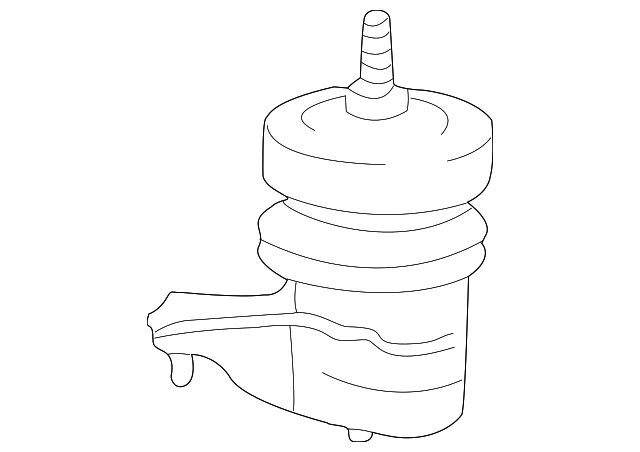 Genuine Toyota Insulator, Engine Mounting, Left(For Transverse Engine ...