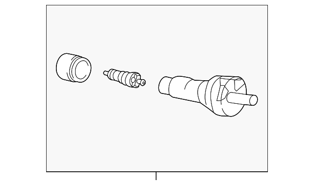 2016-2023 Nissan Tire Pressure Monitoring System (TPMS) Sensor Valve ...