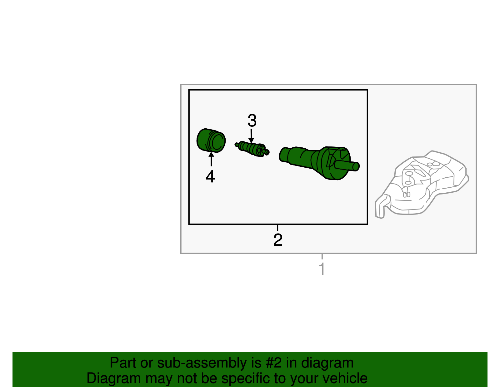 2016-2023 Nissan Tire Pressure Monitoring System (TPMS) Sensor Valve ...