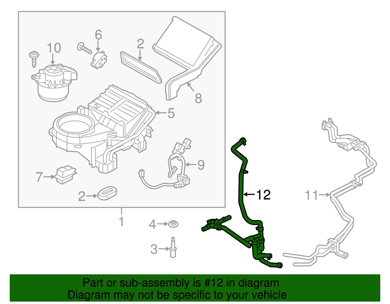 2020-2023 Ford | Connector Hose | LK4Z-18B402-E | Walls' Ford Parts