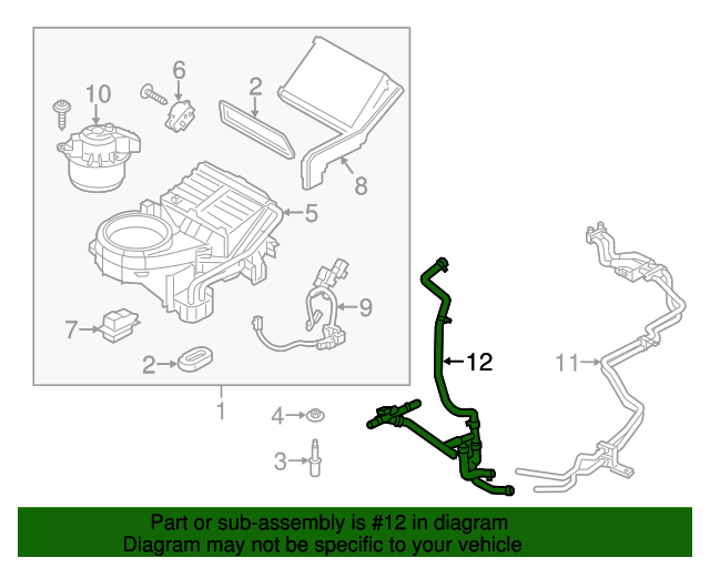 Genuine OEM Ford Part - Connector Hose CK4Z-18472-KG | Genuine OEM Ford ...