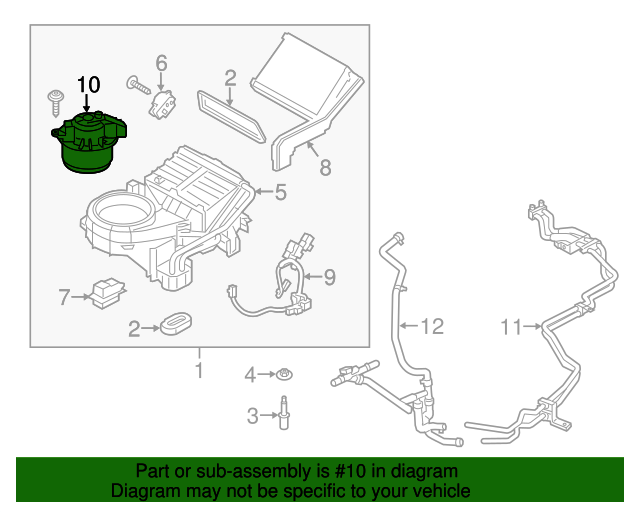 2015-2020 Ford Blower Motor BK3Z-19805-C | TascaParts.com
