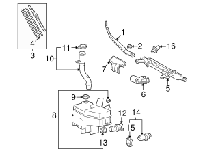 85214-42050 - Insert 2007-2017 Lexus | Lexus Parts Outlet