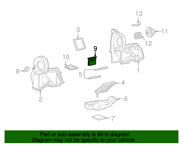 1996-2023 GM Heater Control Valve 52469156 | OEM GM Parts