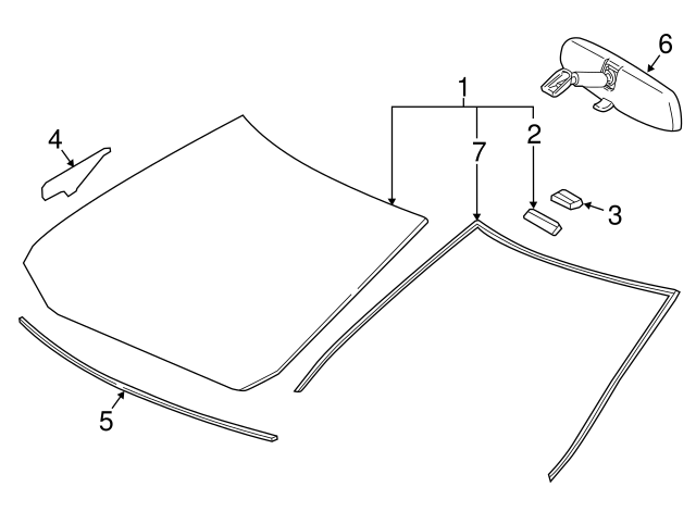 2016-2018 Toyota Reveal Molding 75533-12730 | OEM Parts Online