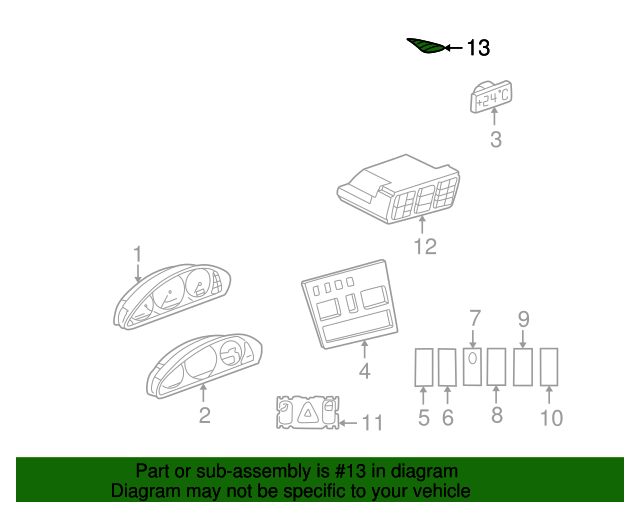 Speaker Grille - Part #202-680-03-36-8316 | Mercedes Parts Center