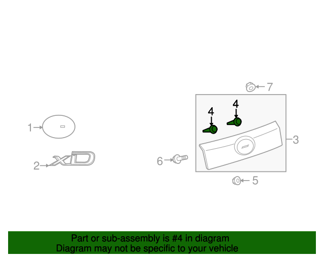 Side Molding Retainer Clip - Toyota (75819-33010) | Toyota Parts