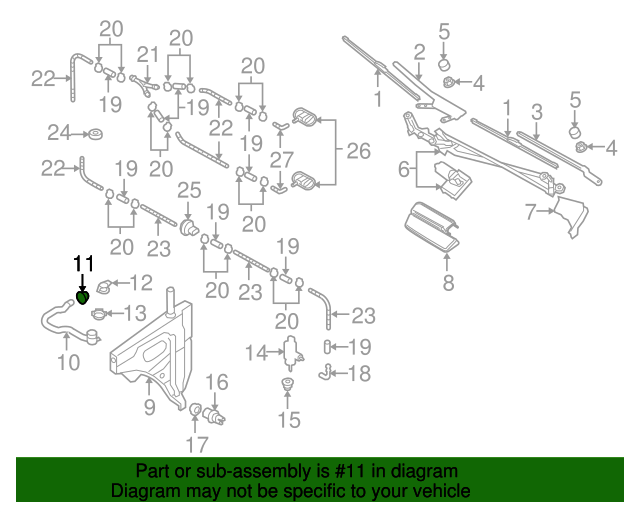 2007-2015 Audi Q7 Filler Neck Seal 4L0-955-489 | Audi USA Parts