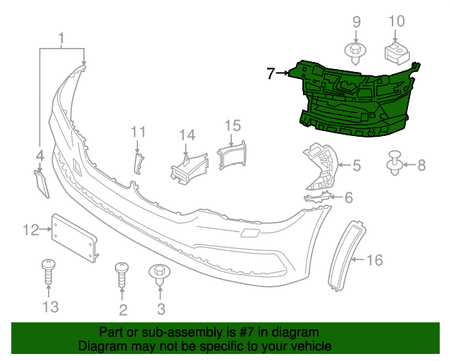 51117385346 - 2017-2020 BMW Support Panel (51-11-7-385-346) | BMW of ...