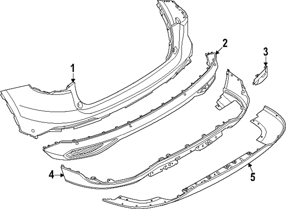 R2TZ-17K835-A - Valance 2024-2025 Lincoln Nautilus | Big 3 Auto Parts