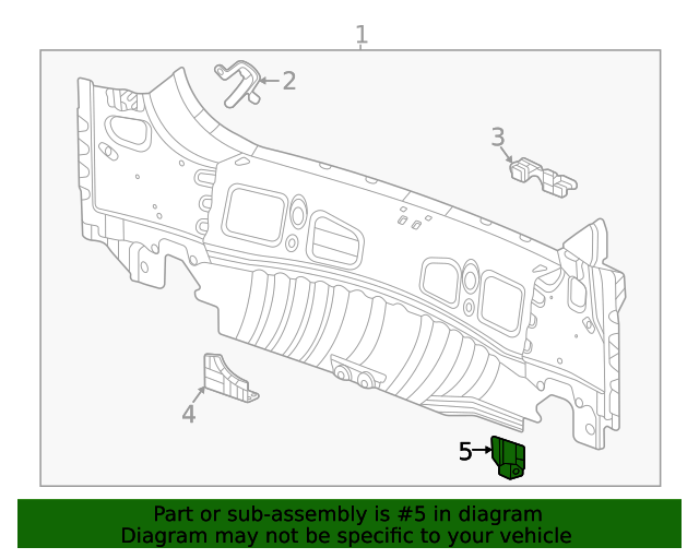 2020-2024 GM F Bracket 42588919 GM | GMPartsDirect.com