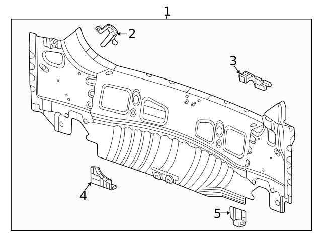 2020-2024 GM F Bracket 42588920 GM | GMPartsDirect.com