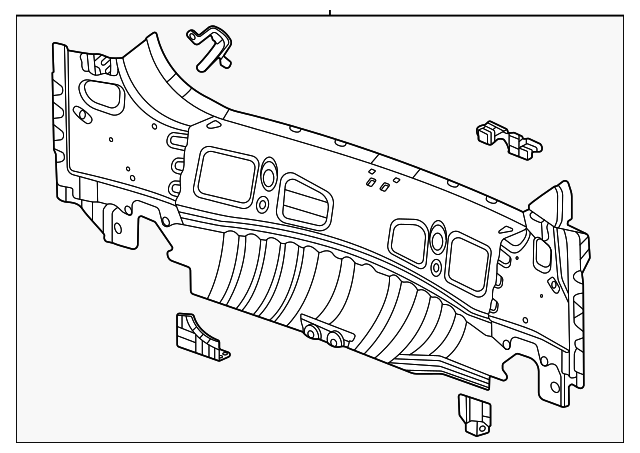 2021-2024 Chevrolet Trailblazer Rear End Panel 60006770 | TascaParts.com