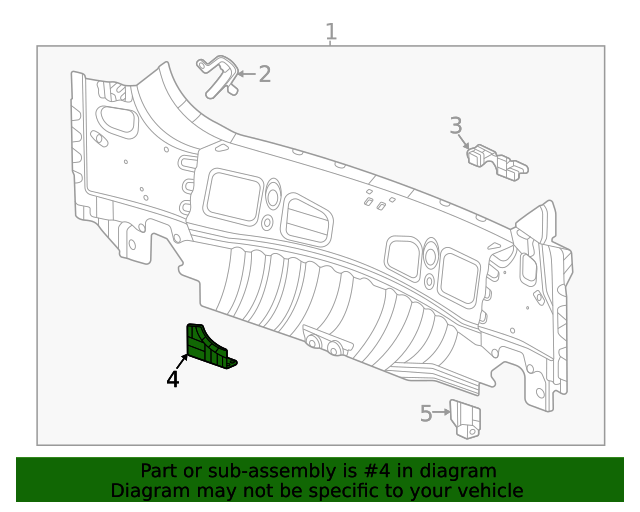 2020-2024 GM F Bracket 42588920 GM | GMPartsDirect.com