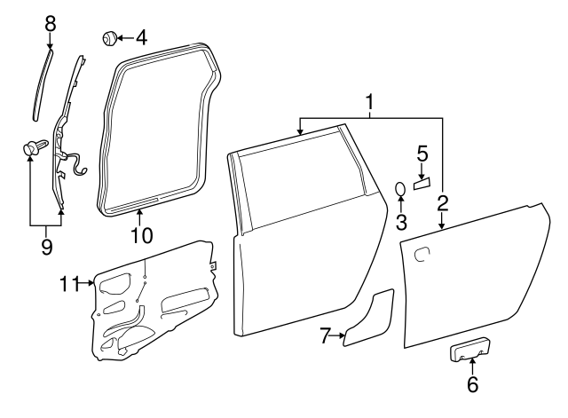 2011-2020 Toyota Sienna Object Sensor 84250-08071 | OEM Parts Online