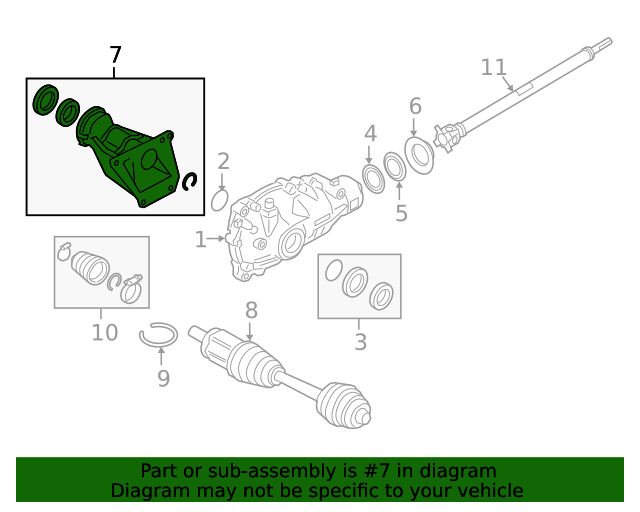 31508699441 - 2010-2023 BMW Support Bracket (31-50-8-699-441) | BMW of ...