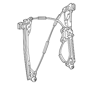 2014-2019 GM Front Driver Side Window Regulator 23453651 GM ...