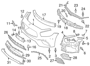 231-885-23-00 - Lower Panel 2017-2020 Mercedes-Benz | Mercedes-Benz USA ...