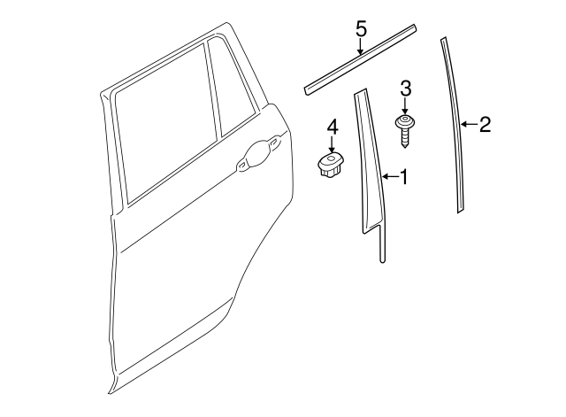 51352990884 - 2013-2015 BMW X1 Applique (51-35-2-990-884) | BMW of ...