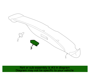 90940-AW802 - Pull Handle 2019-2022 Nissan Altima | Nissan Parts ...