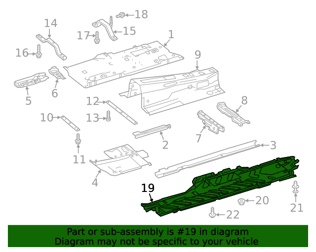 Genuine OEM Under Cover | 213-680-64-07 | Fits Select 2017-2023 ...