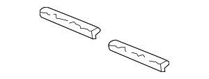 66118-TK4-A00ZZ - Stiffener R Rear Bumper Face - 2018-2020 Honda Accord ...