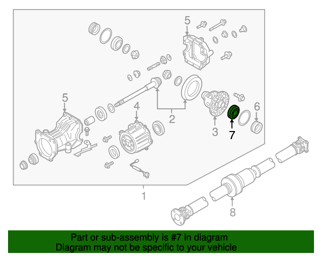 2003-2024 Nissan Bearing 38440-4BF0B | Nissan Parts Plus