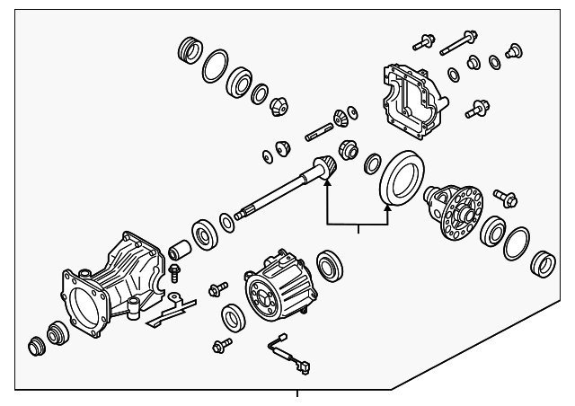 38300-4BF0A | Nissan Final Drive Assy-Rear - Genuine OEM | 383004BF0A ...