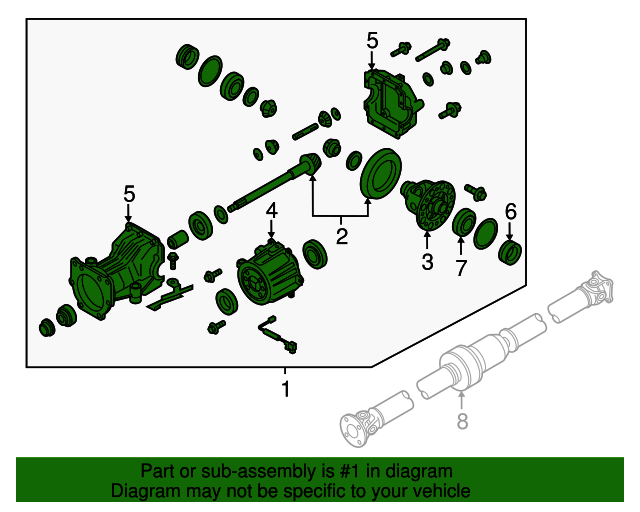 38300-4BF0A - Carrier Assembly - 2014-2021 Nissan | Nissan OEM Parts Direct