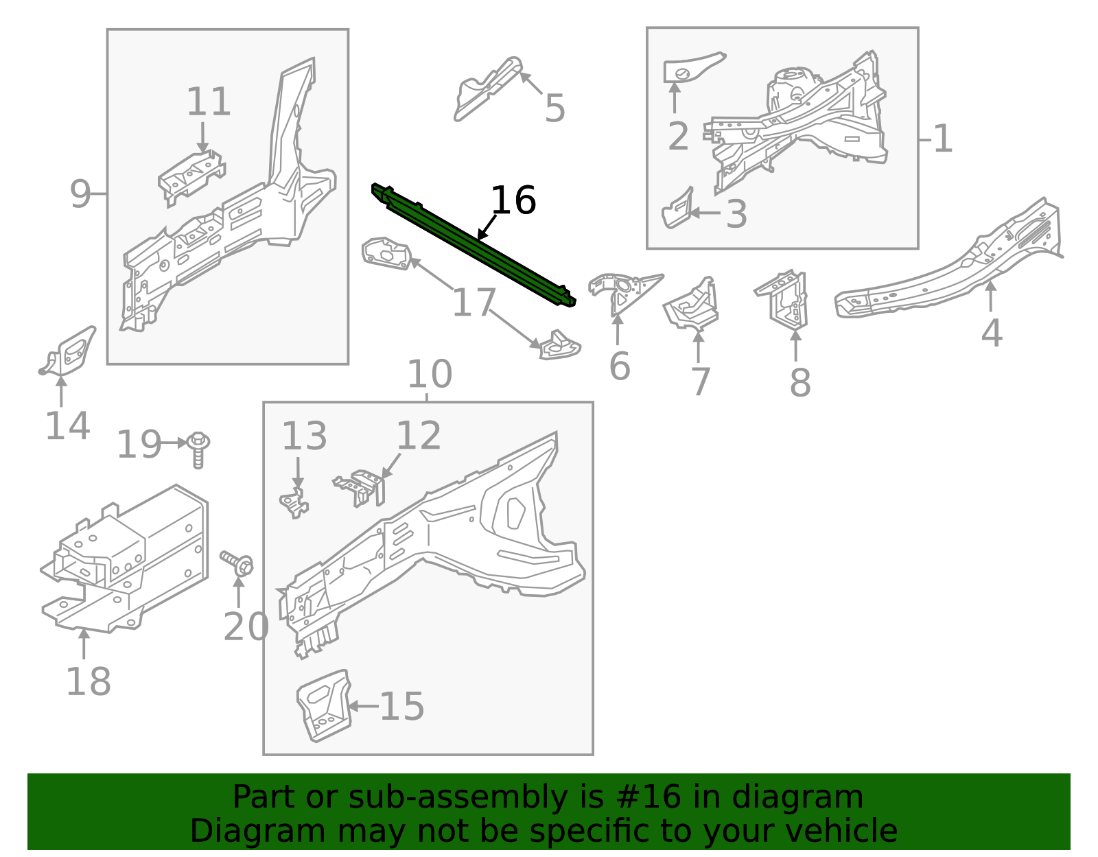 32318509 - Cross-Member 2017-2025 Volvo | AutoNation Parts