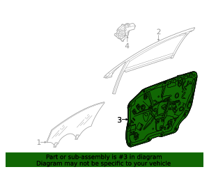 223-720-07-02 - Window Regulator 2021-2024 Mercedes-Benz ...