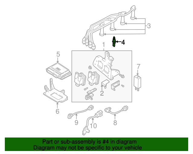 1999-2009 Hyundai Spark Plug 18817-11051 | OEM Parts Online