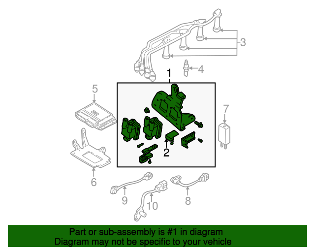 2001-2003 Hyundai Elantra Ignition Coil 27301-23510 | OEM Parts Online
