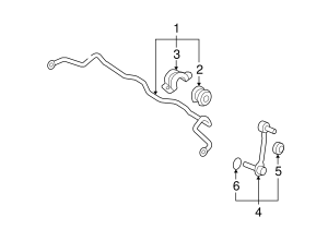 2006-2012 Hyundai Stabilizer Bar Bushing 54813-3K100 | OEM Parts Online