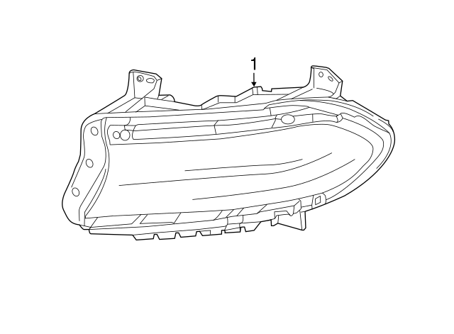 Headlamp, Right 68541682AA | Mopar Estores