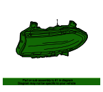 Headlamp, Right 68541682AA | Mopar Estores