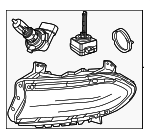 Headlamp 68294430AH | TascaParts.com