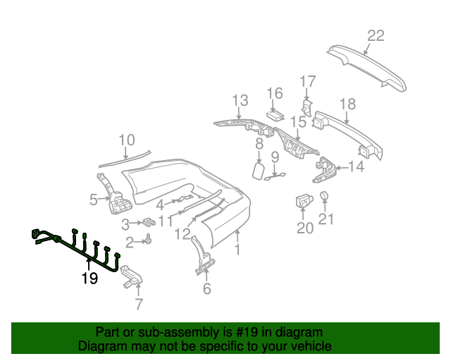 219-540-48-05 - Harness 2006-2008 Mercedes-Benz | Mercedes-Benz USA Parts