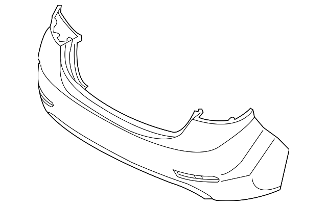 2014-2016 Hyundai Elantra Bumper Cover 86611-3X700 | OEM Parts Online