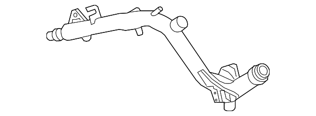 2012-2017 Audi Water Pipe 06E-121-045-BB | OEM Parts Online