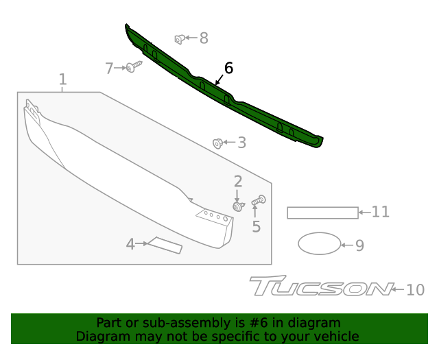 2019-2021 Hyundai Tucson Support Bracket 87375-D3500 | OEM Parts Online