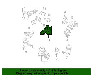 2007-2018 Toyota Bracket 12315-0P031 | OEM Parts Online