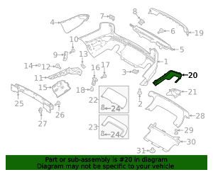 Genuine OEM Lower Trim Part# LR109678 Fits 2018-2022 Land Rover Range ...