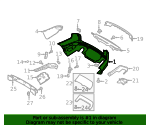 Genuine OEM Bumper Cover Part# LR098889 Fits 2018-2019 Land Rover Range ...