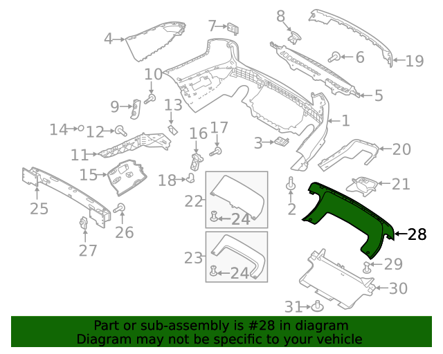 2018-2022 Land Rover Range Rover Sport Towing System - Rear Bumper ...