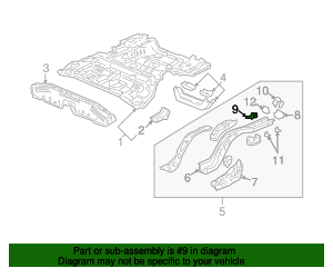 18215-SDA-A21 - Rubber, Ex Mounting 2003-2005 Honda Accord | Honda ...